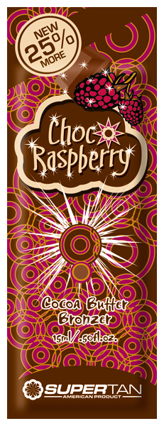 Choco Raspberry, accélérateur de bronzage combinant bronzage intense et soin de la peau (Supertan)